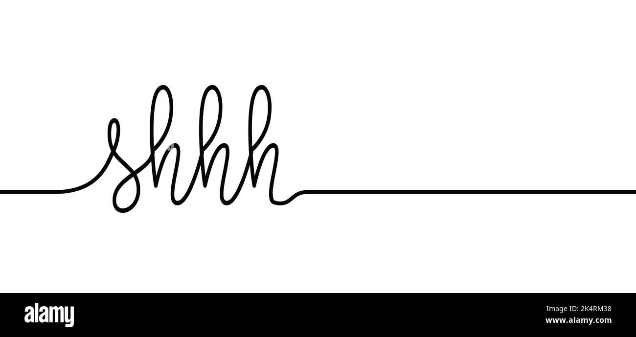 Slogan shhhh sign. Stop, please be quiet icon (psssst ). Forbad ...