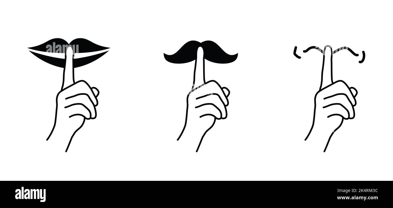 Slogan shhhh sign. Stop, please be quiet icon (psssst ). Forbad ...