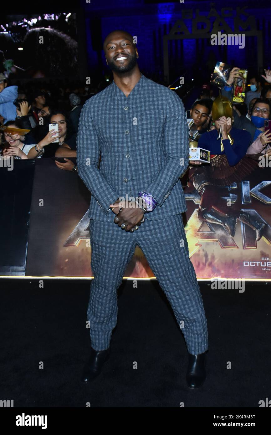 Mexico City, Mexico. 3rd Oct, 2022. Actor Aldis Hodge attends the Back ...