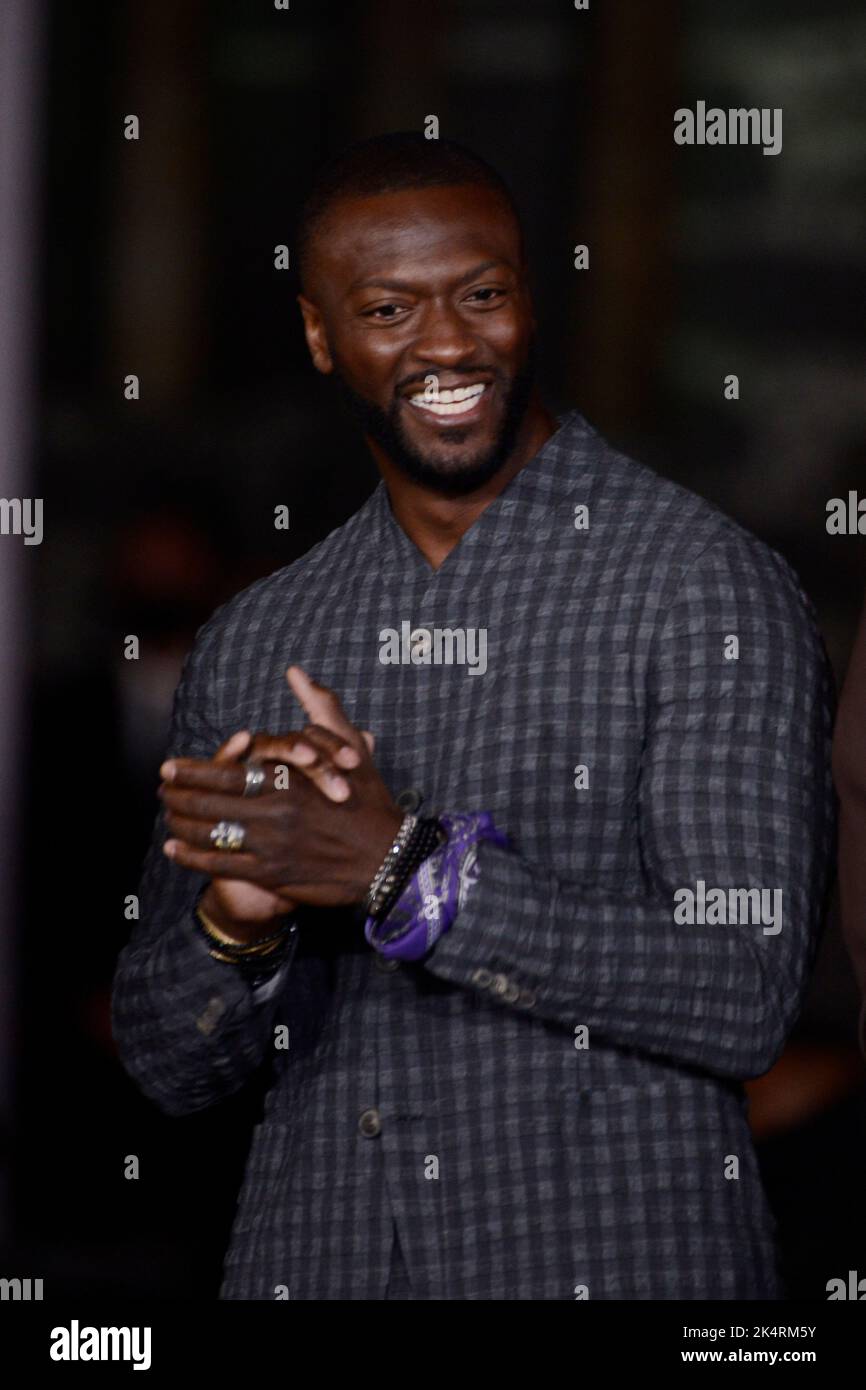 Mexico City, Mexico. 3rd Oct, 2022. Actor Aldis Hodge attends the Back ...