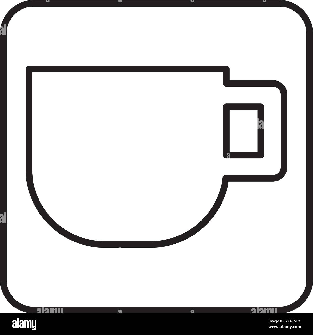 Mug white background Stock Vector Images - Alamy