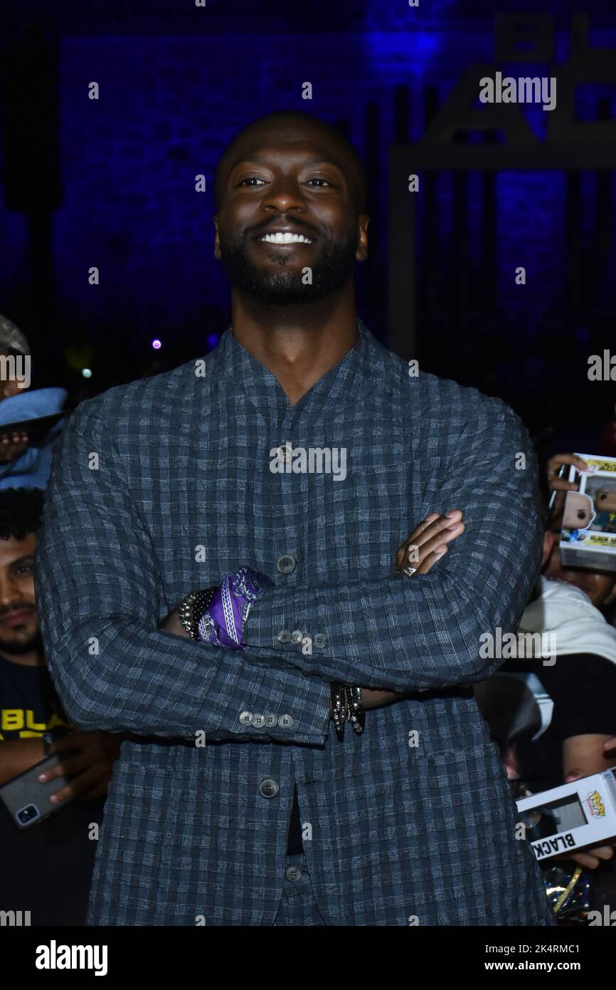 Mexico City, Mexico. 3rd Oct, 2022. Actor Aldis Hodge attends the Back ...