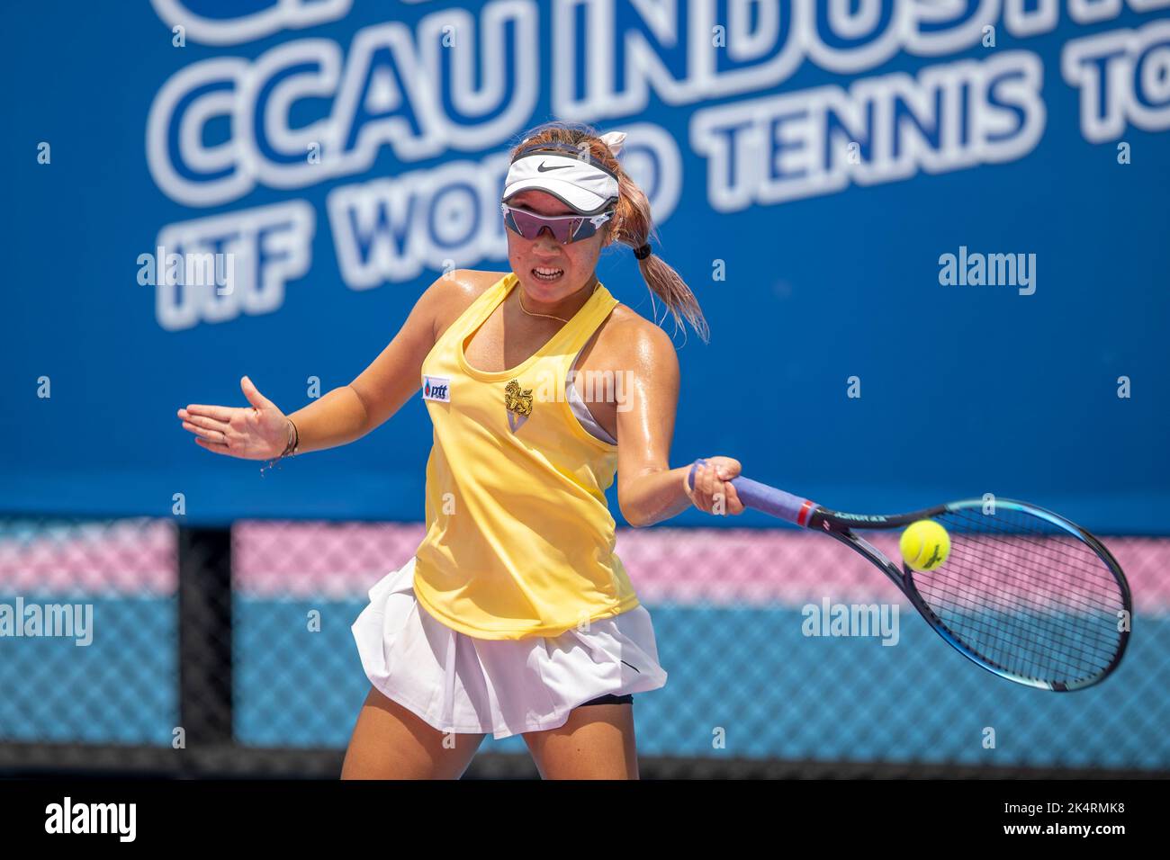 HUA HIN, THAILAND - OCTOBER 4: Punnin Kovapitukted from Thailand during ...