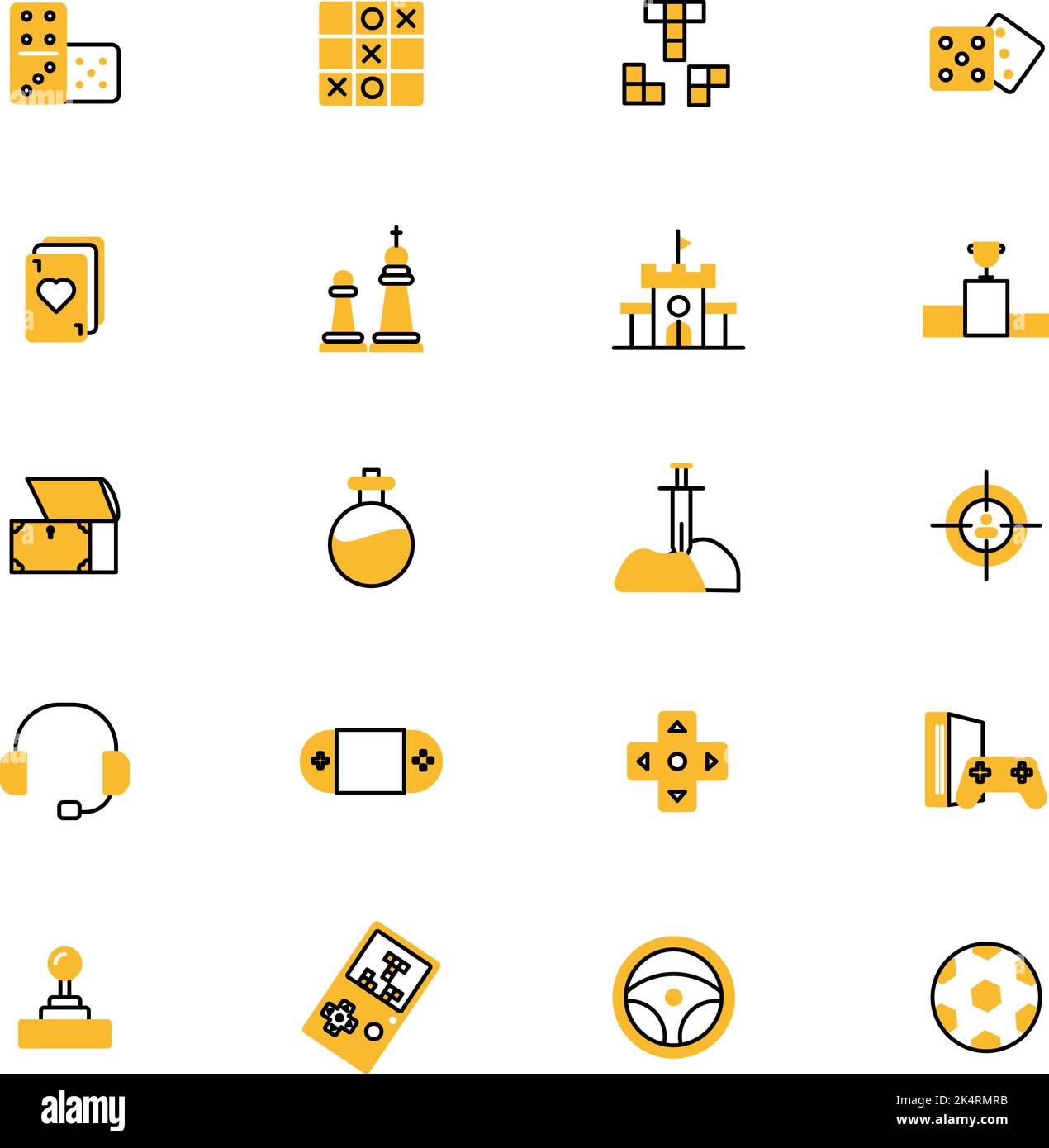 Game play, illustration, vector on a white background Stock Vector ...