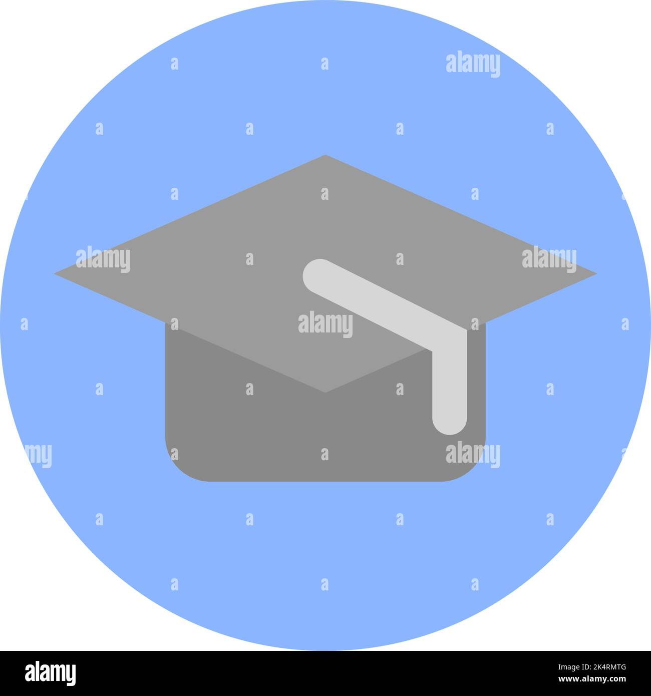 Education hat, illustration, vector on a white background Stock Vector ...