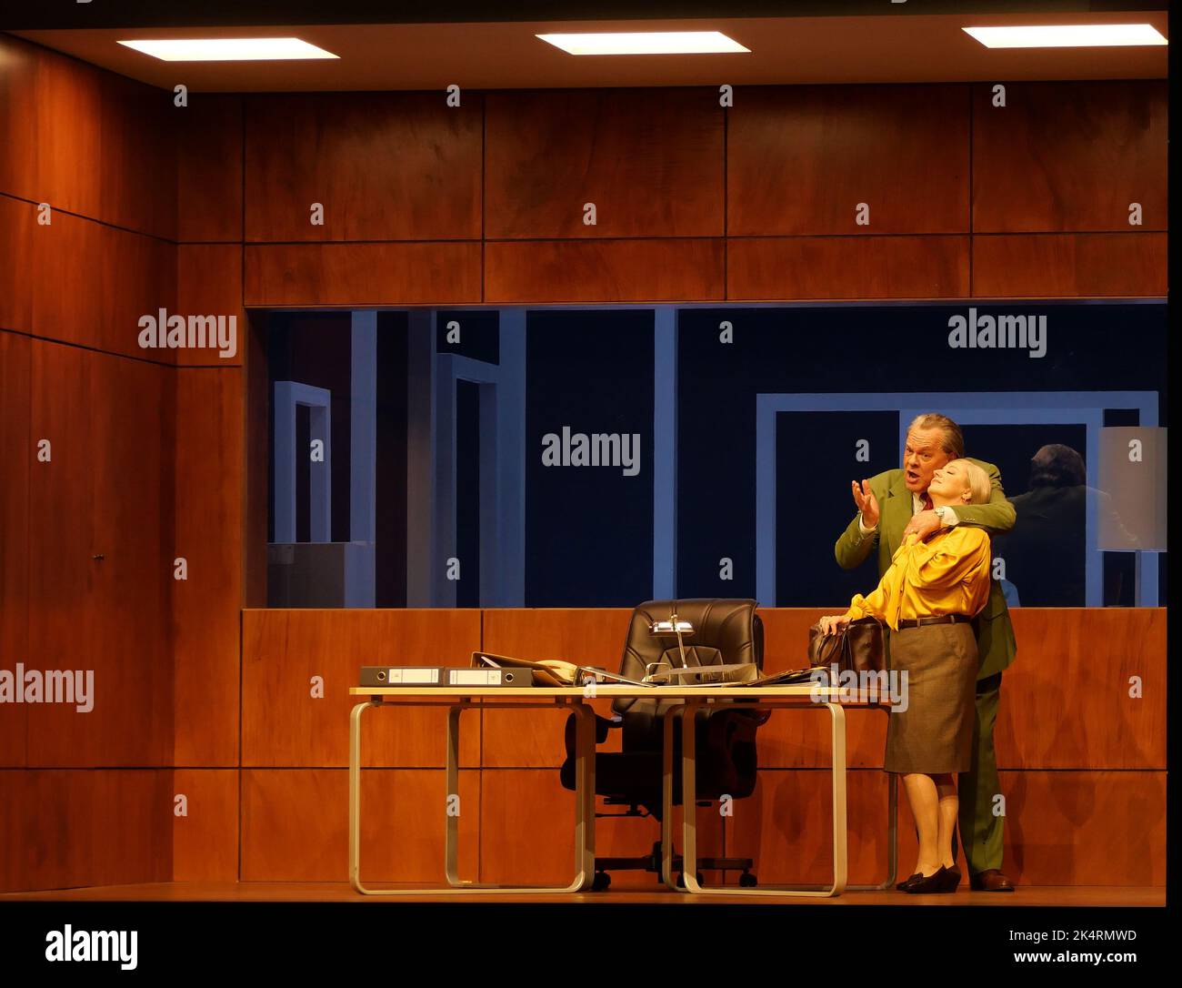 Berlin, Germany. 03rd Oct, 2022. Claudia Mahnke (Fricka, yellow blouse ...