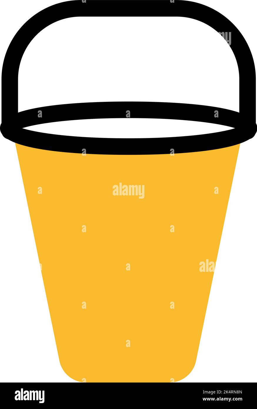 Pail yellow Stock Vector Images - Alamy