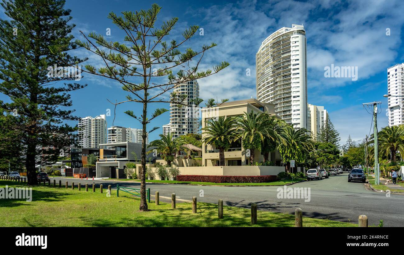 Gold Coast, Queensland, Australia - Apartment buildings in Main Beach ...