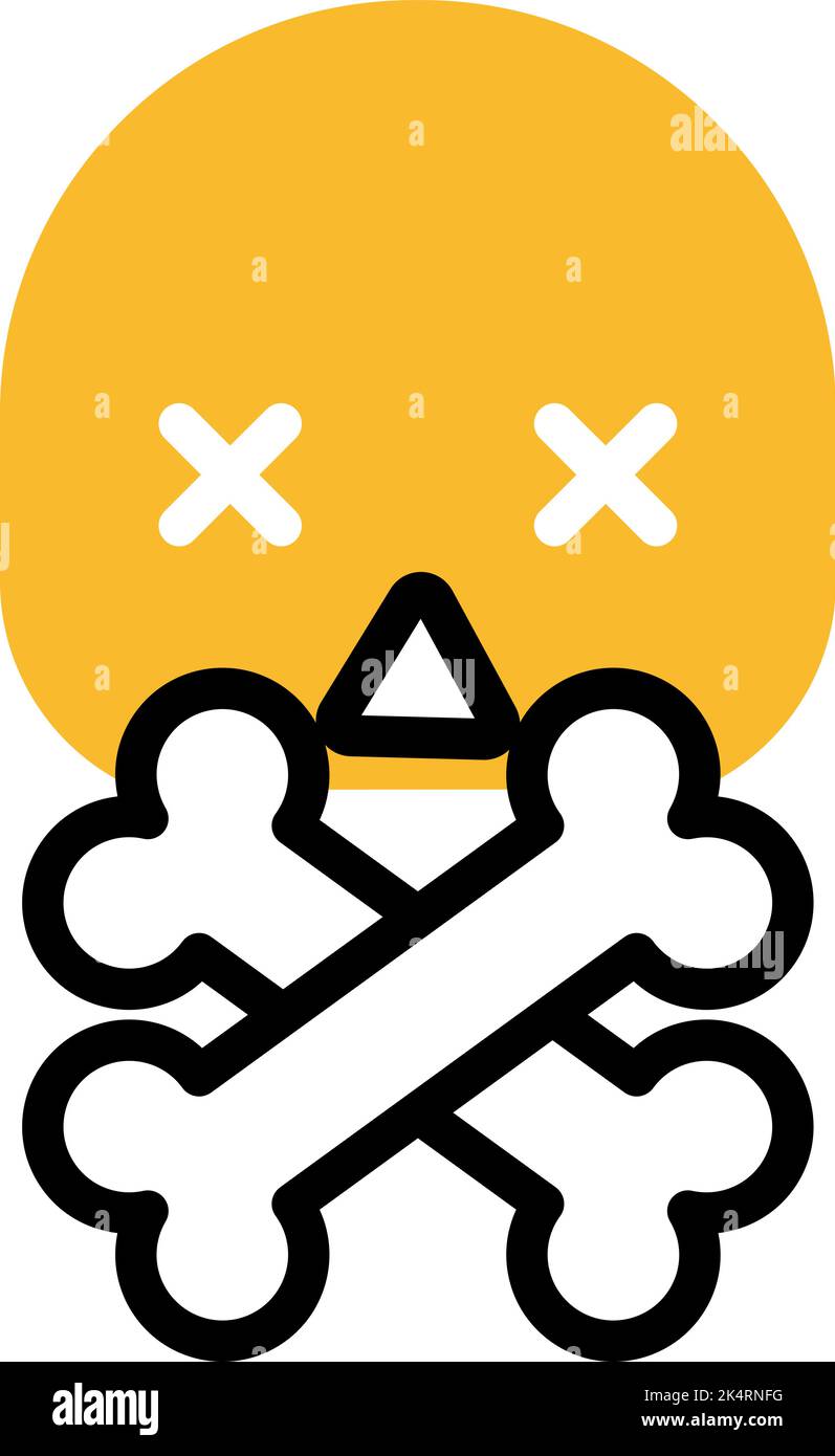 Game over, illustration, vector on a white background Stock Vector ...