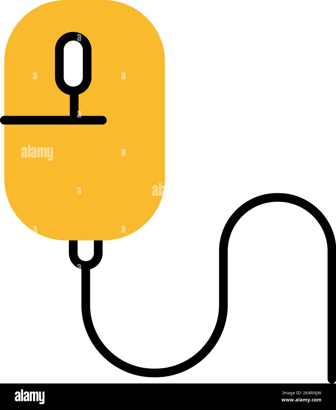 Gaming mouse, illustration, vector on a white background Stock Vector ...