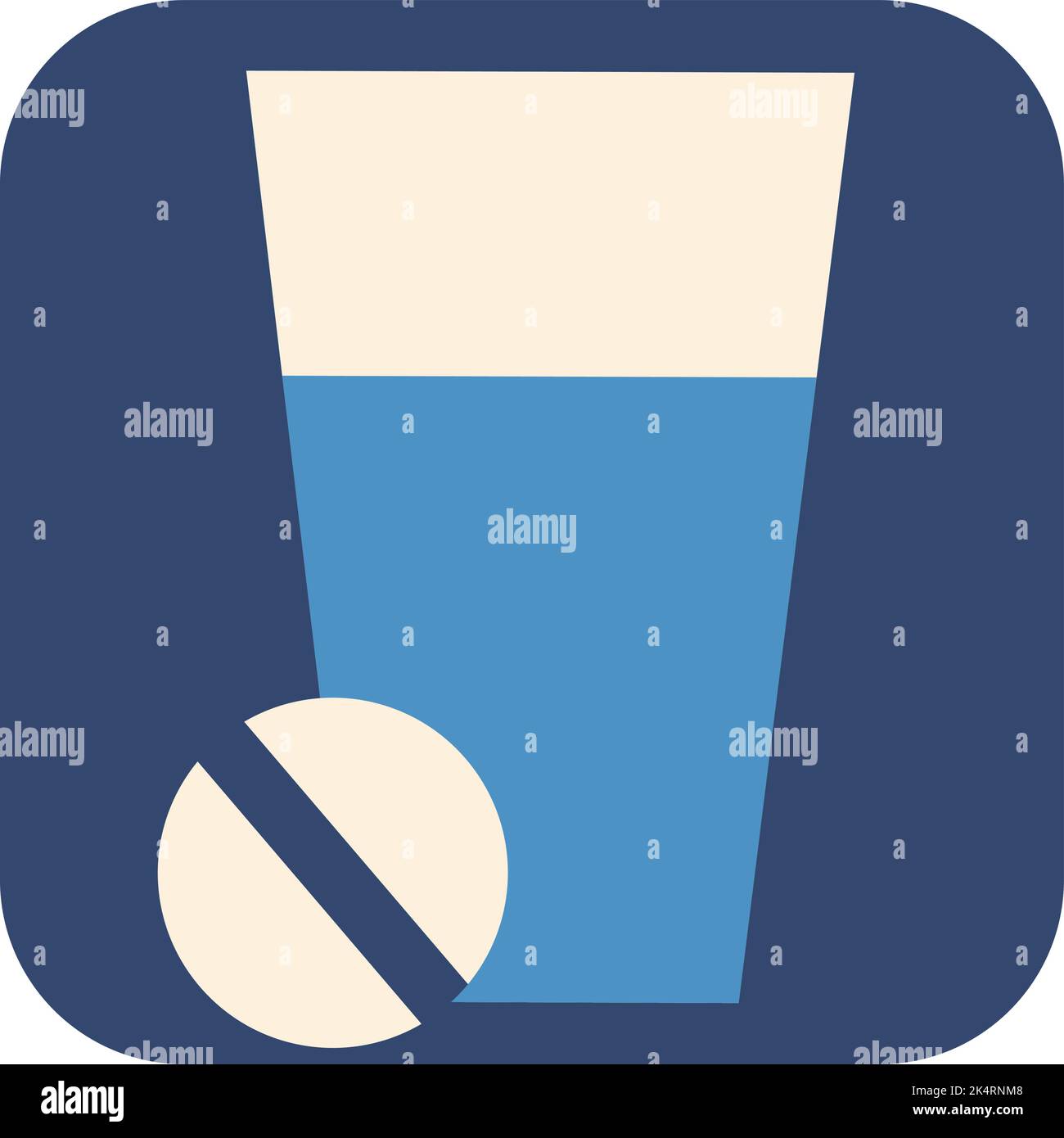 Taking capsule tablets Stock Vector Images - Alamy