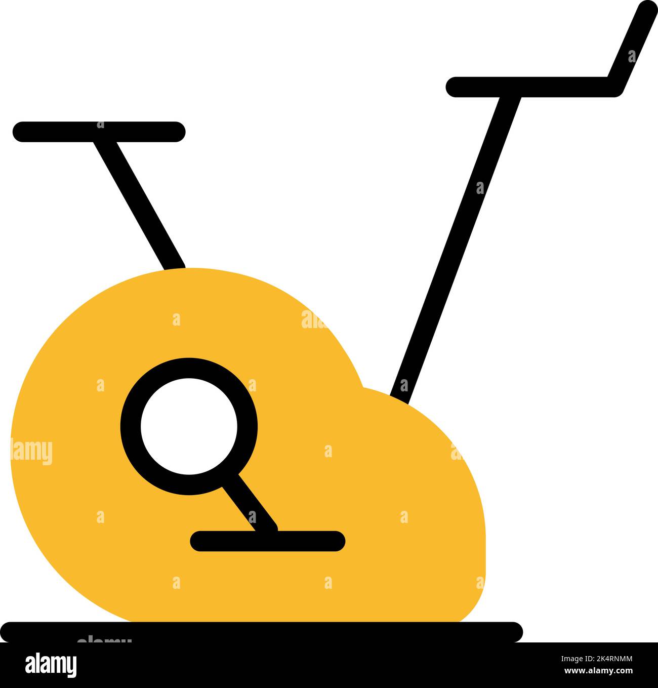 Hotel gym, illustration, vector on a white background Stock Vector ...