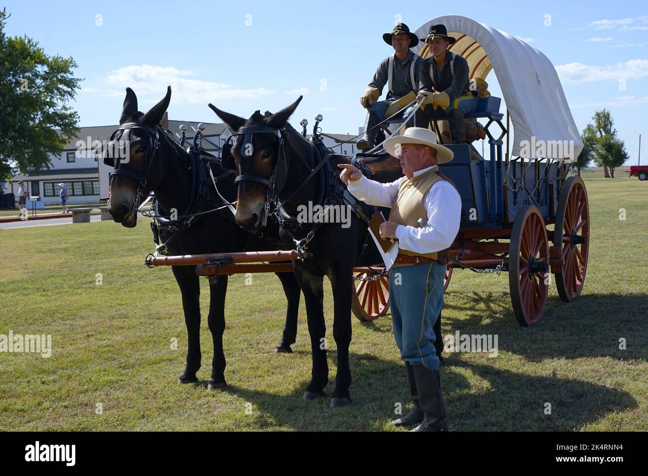El Reno, Oklahoma, USA. 21st Sep, 2022. Spc. Josh Maldonado and Cpl ...