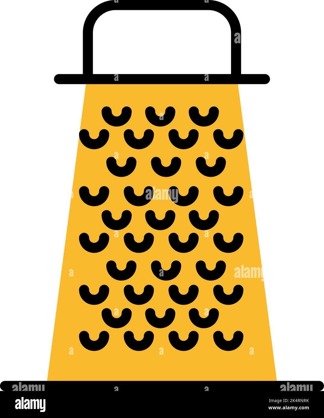 Kitchen grater, illustration, vector on a white background Stock Vector ...