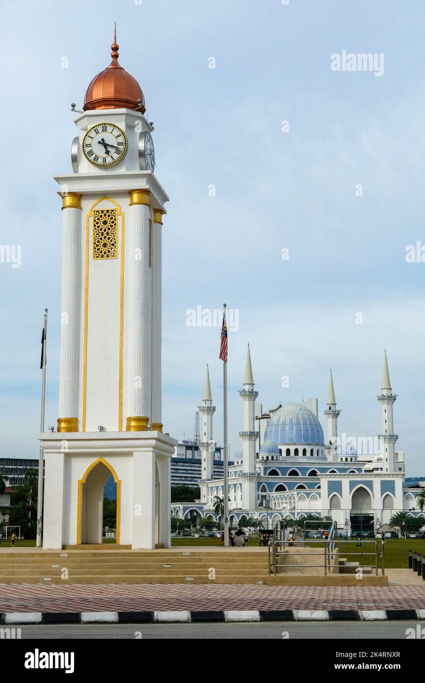 Kuantan, Malaysia - September 2022: Views of Kuantan Clock Tower and ...