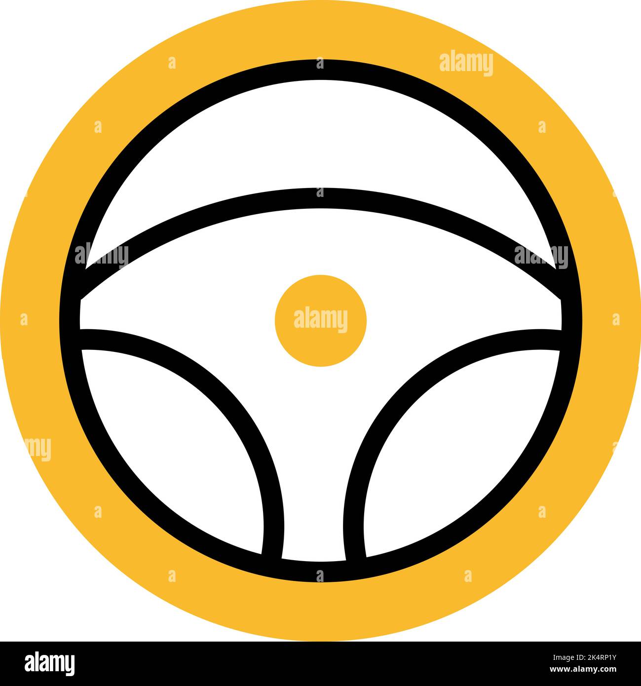 Gaming wheel, illustration, vector on a white background Stock Vector ...