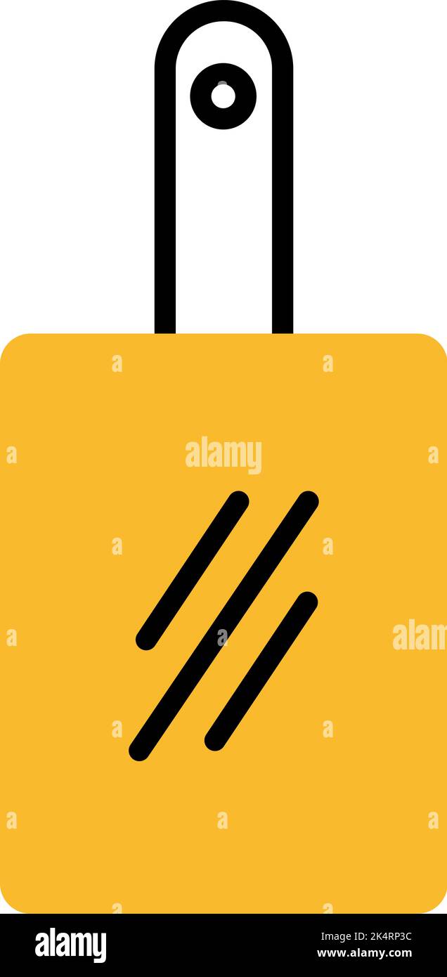 Kitchen chopping board, illustration, vector on a white background ...