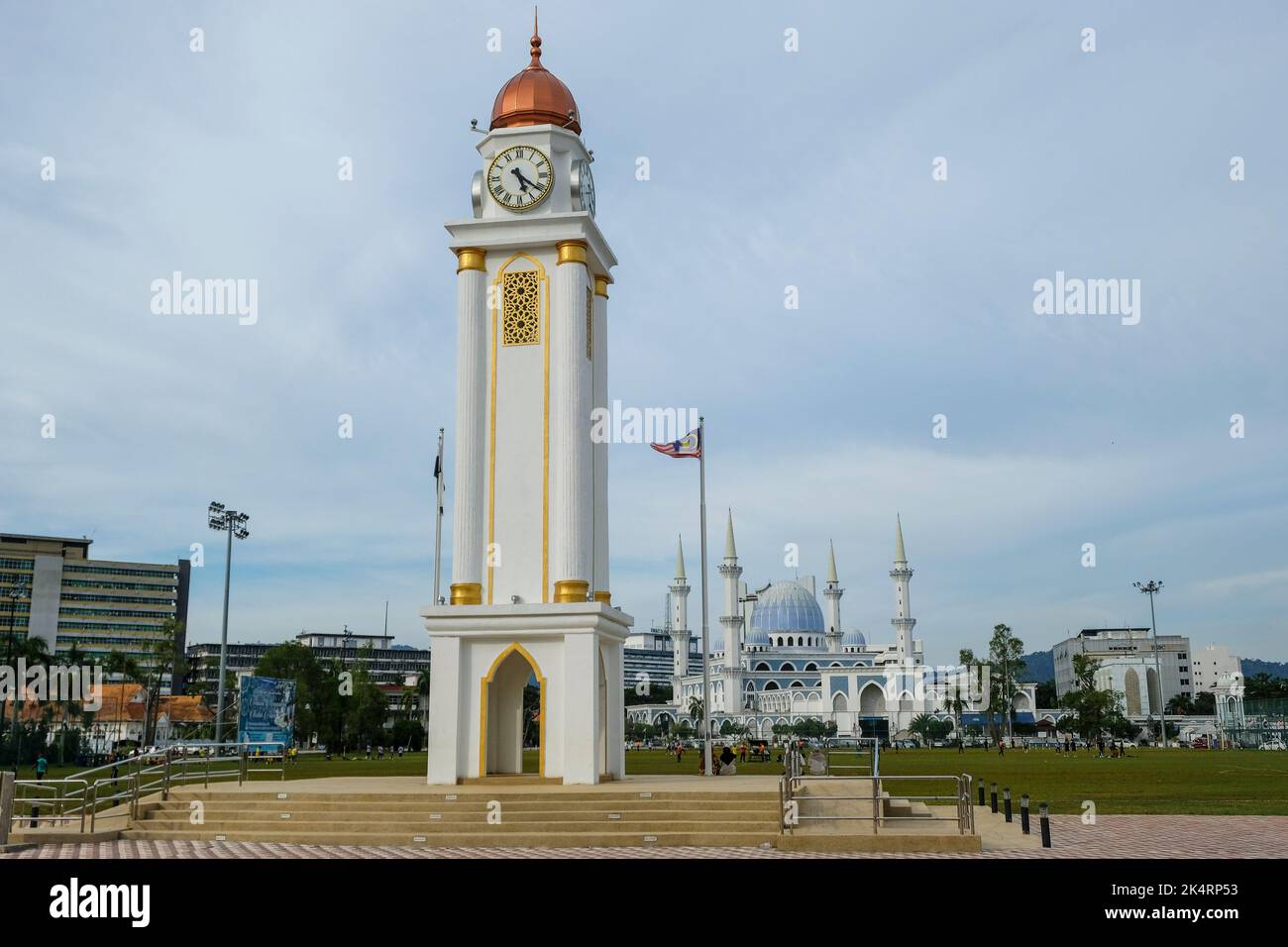 Kuantan, Malaysia - September 2022: Views of Kuantan Clock Tower and ...