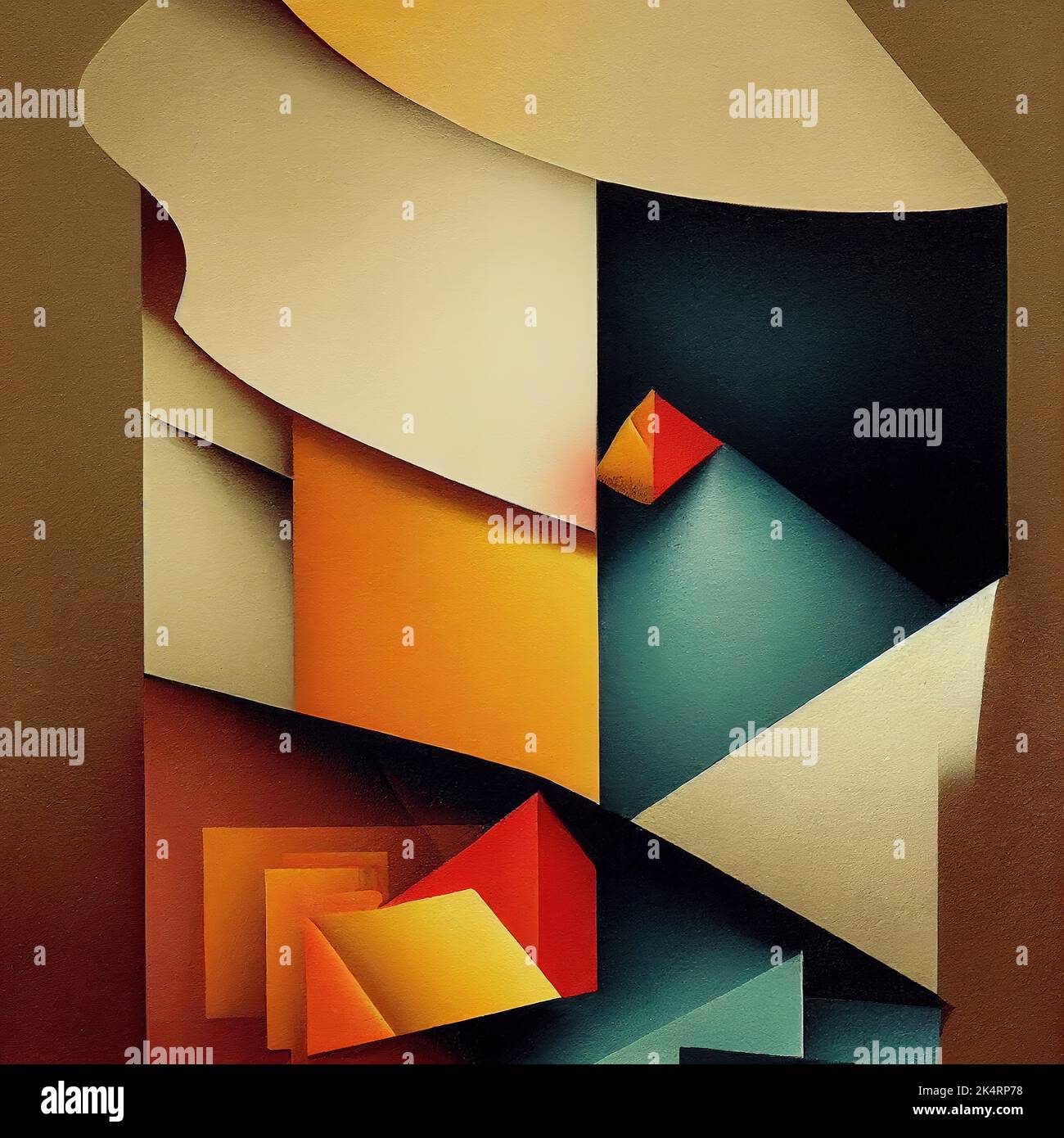 Abstract contemporary minimalism cubism art abstractionism style ...