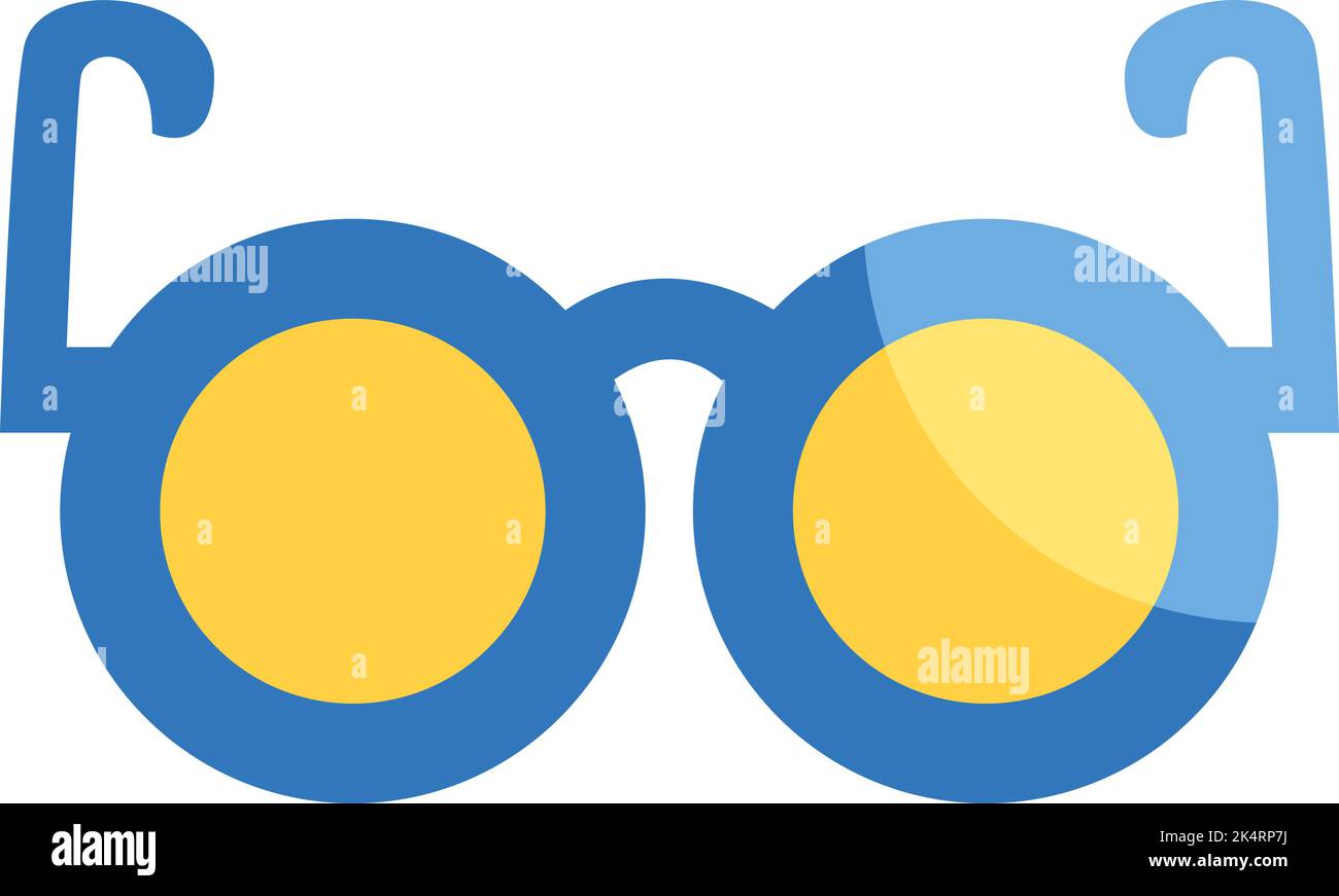 Education concept student glasses Stock Vector Images - Alamy