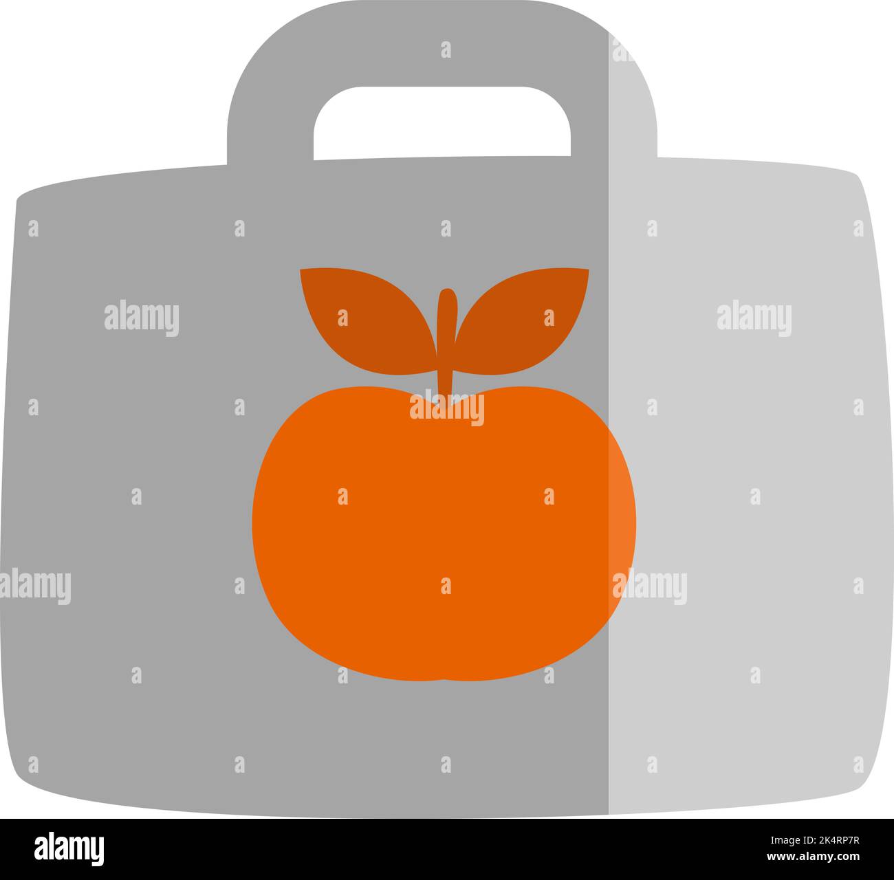 Healthy Lunch, illustration, vector on a white background Stock Vector ...