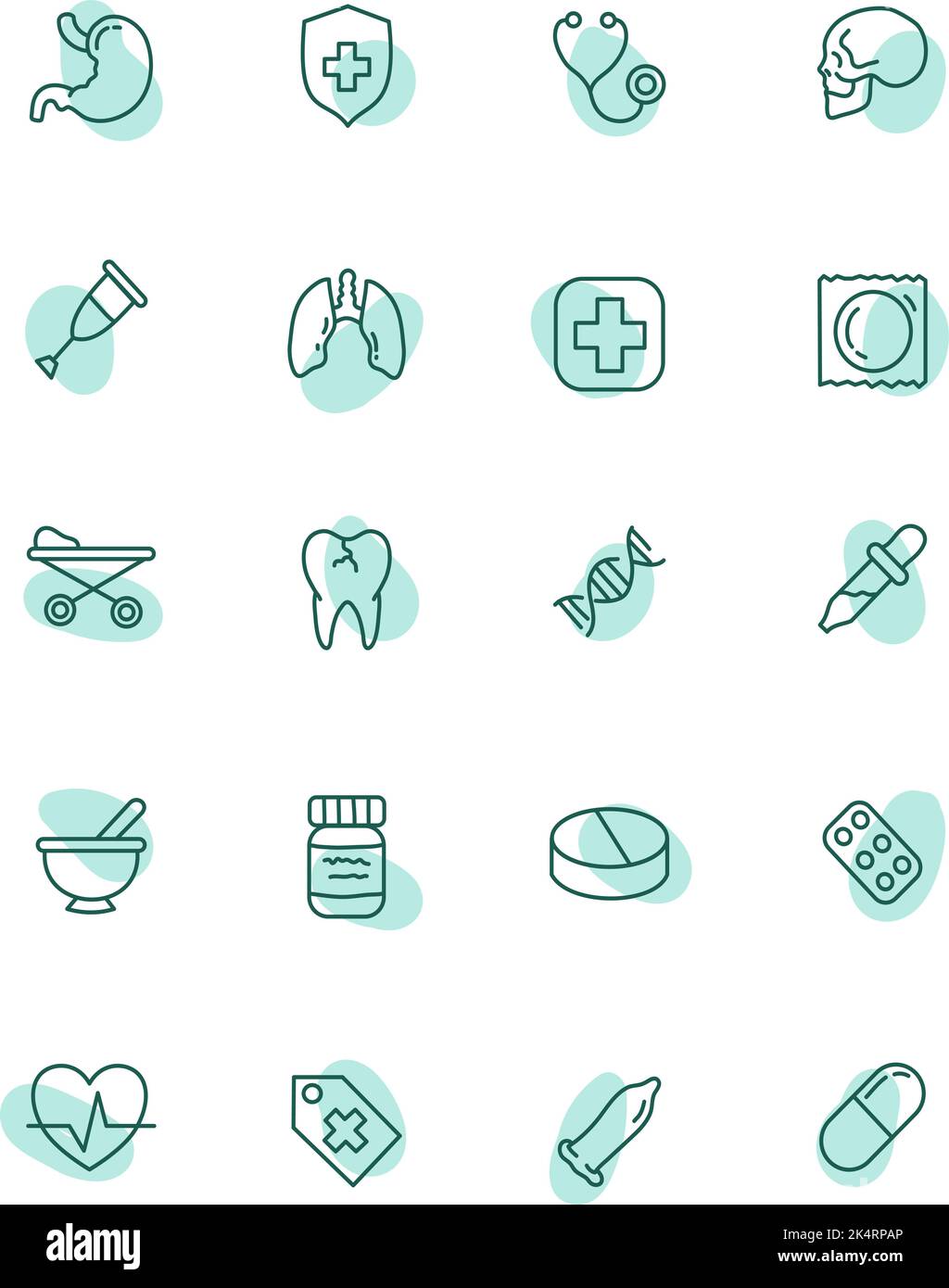 Medical and health vectors Cut Out Stock Images & Pictures - Alamy