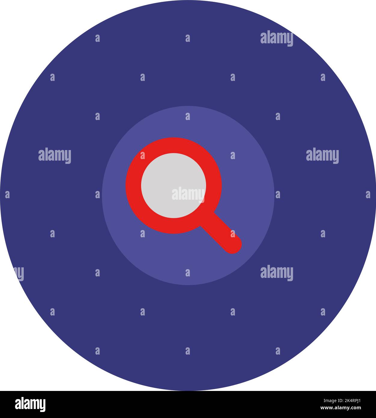 Health magnifier, illustration, vector on a white background Stock ...