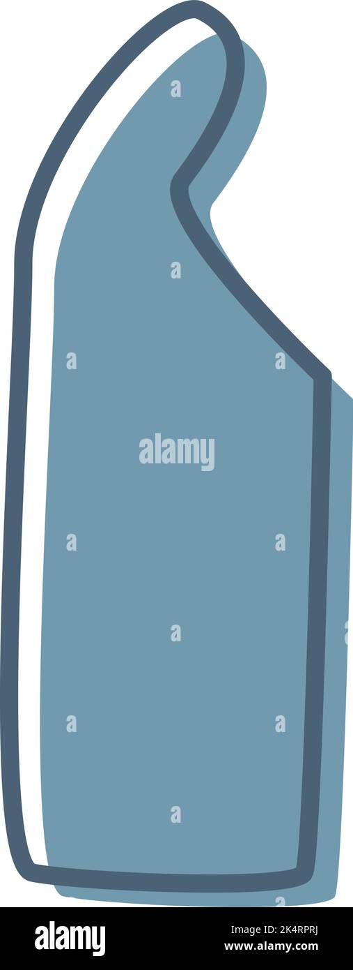 Cleaning bleach, illustration, vector on a white background Stock ...