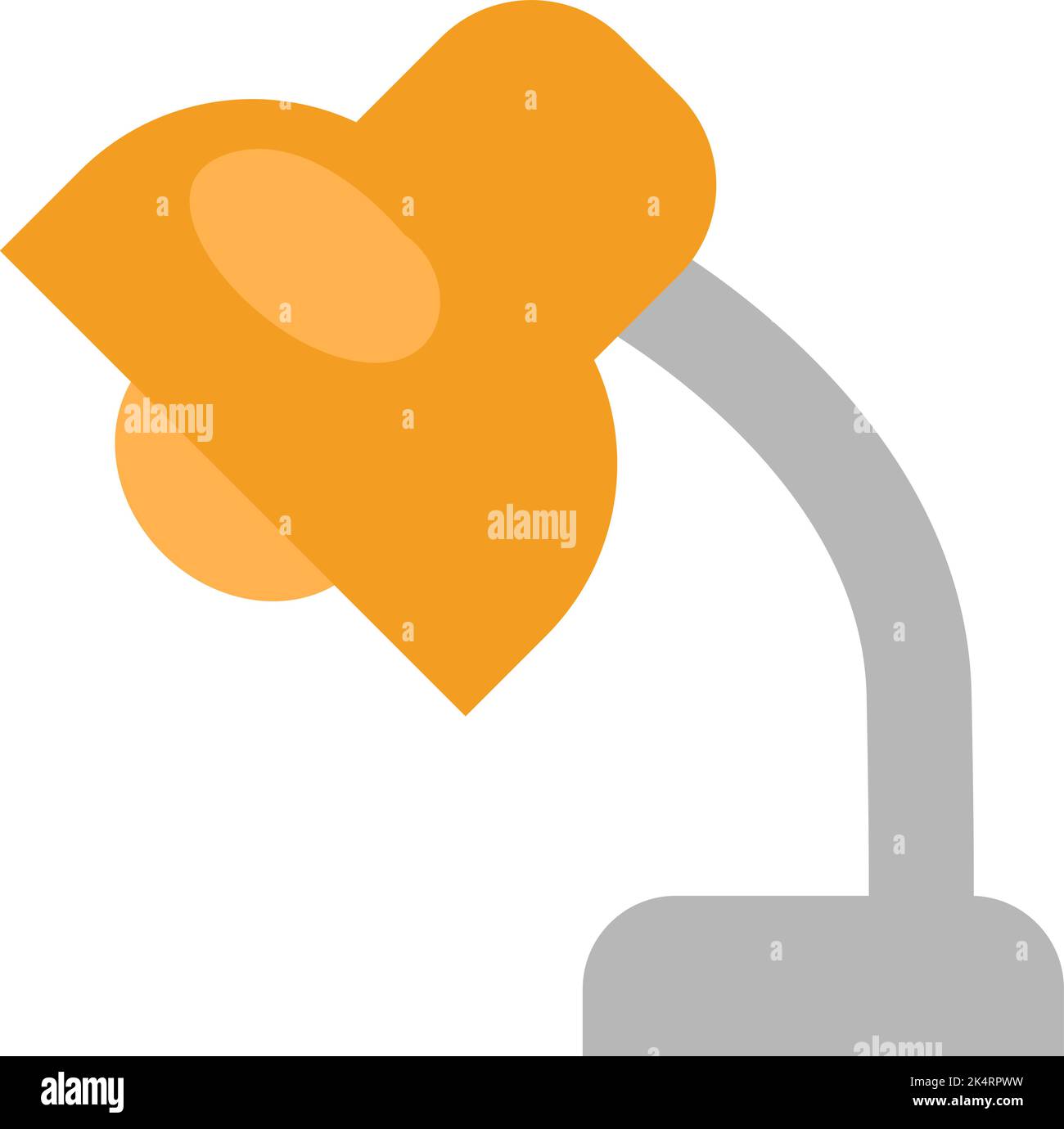 Office lamp , illustration, vector on a white background Stock Vector ...