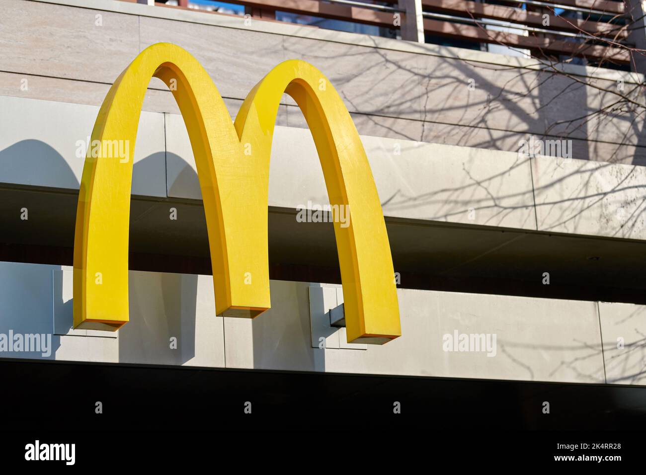 Rostov on Don, Russia - 02.21.2022 - McDonalds logo on fast food ...