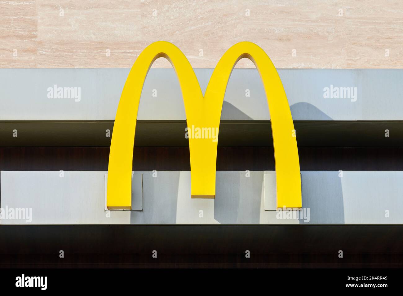 Rostov on Don, Russia - 02.21.2022 - McDonalds logo on fast food ...