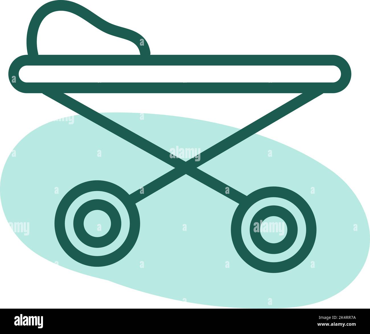 Bed wheels medical healthcare Cut Out Stock Images & Pictures - Alamy