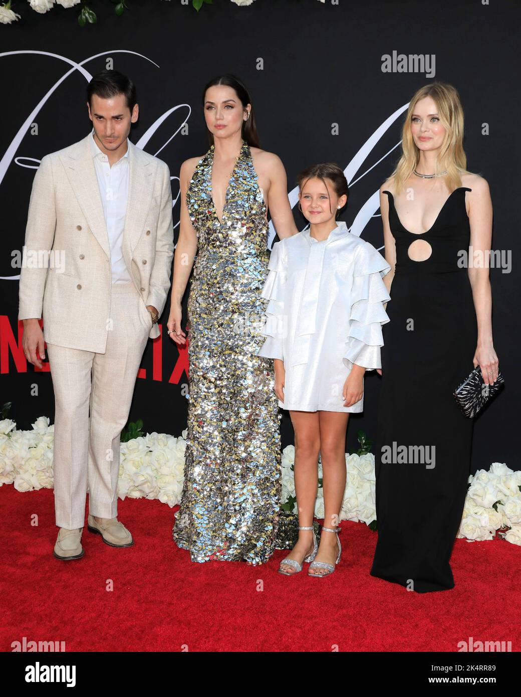 LOS ANGELES - SEP 13: Ryan Vincent, Ana De Armas, Lily Fisher, Sara Paxton at the Blonde ...