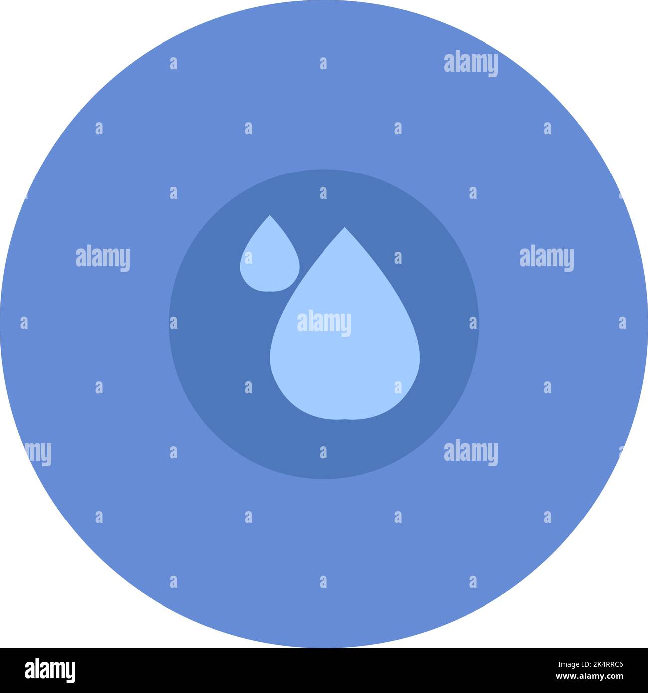 Rain drops, illustration, vector on a white background Stock Vector ...