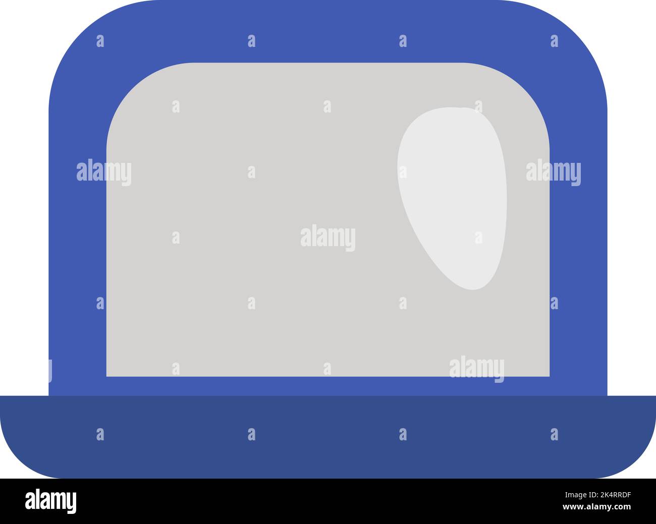 Office desk laptop vector Stock Vector Images - Alamy