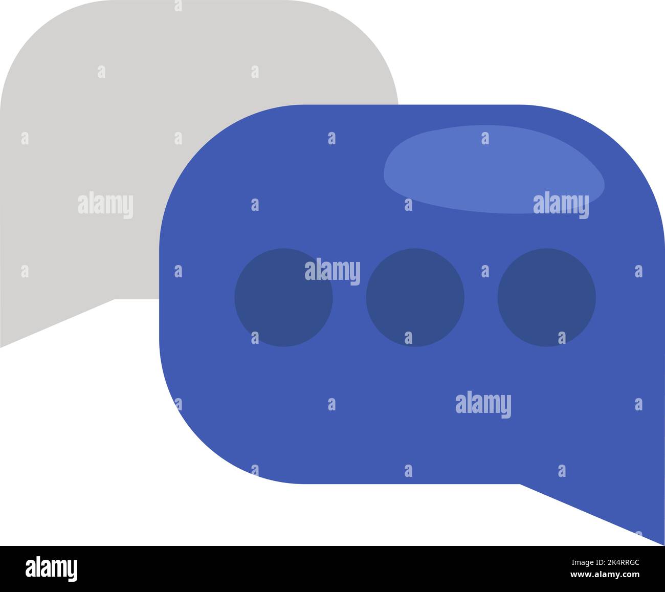 Office chat, illustration, vector on a white background Stock Vector ...