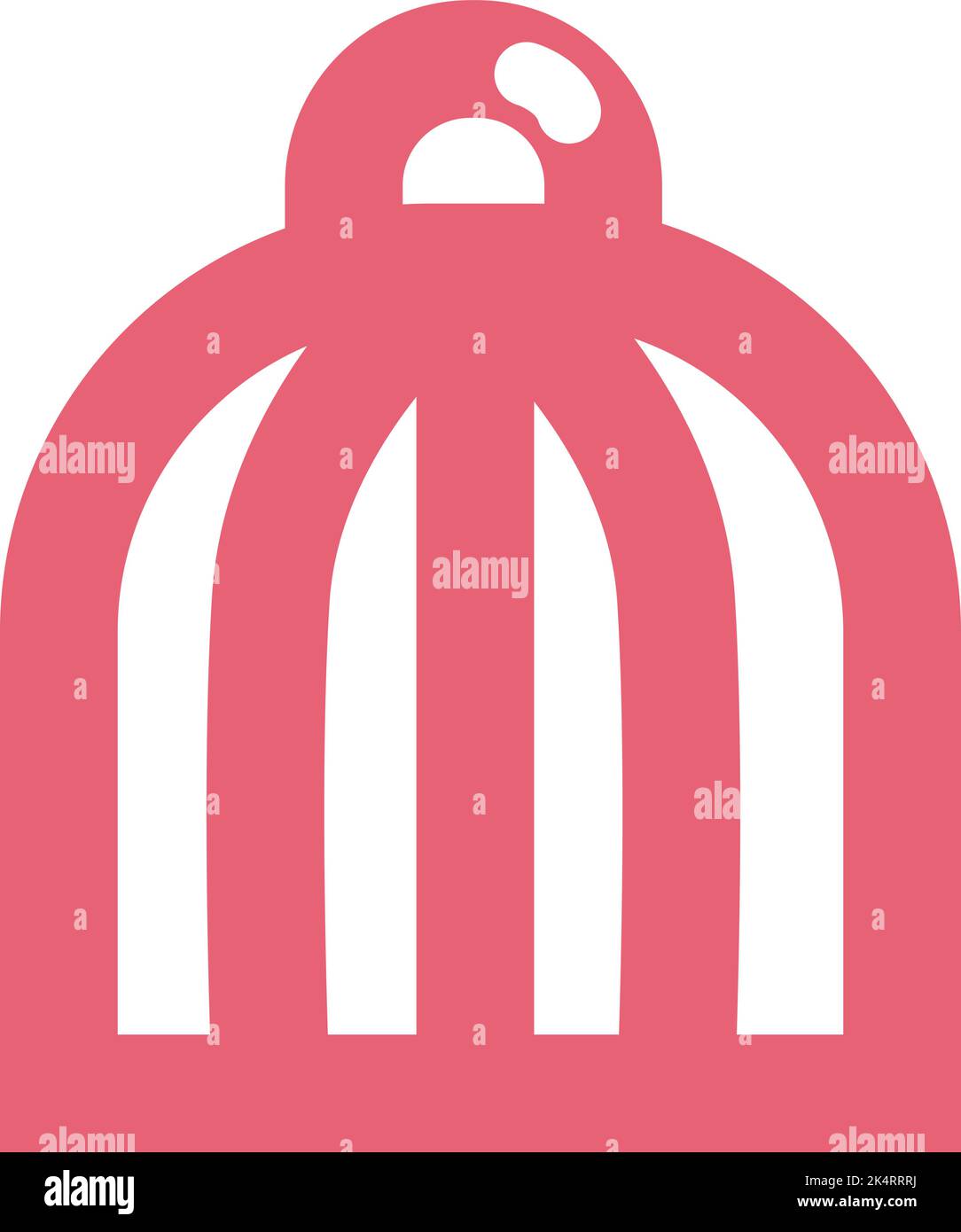 Bird cage vector vectors Cut Out Stock Images & Pictures - Alamy