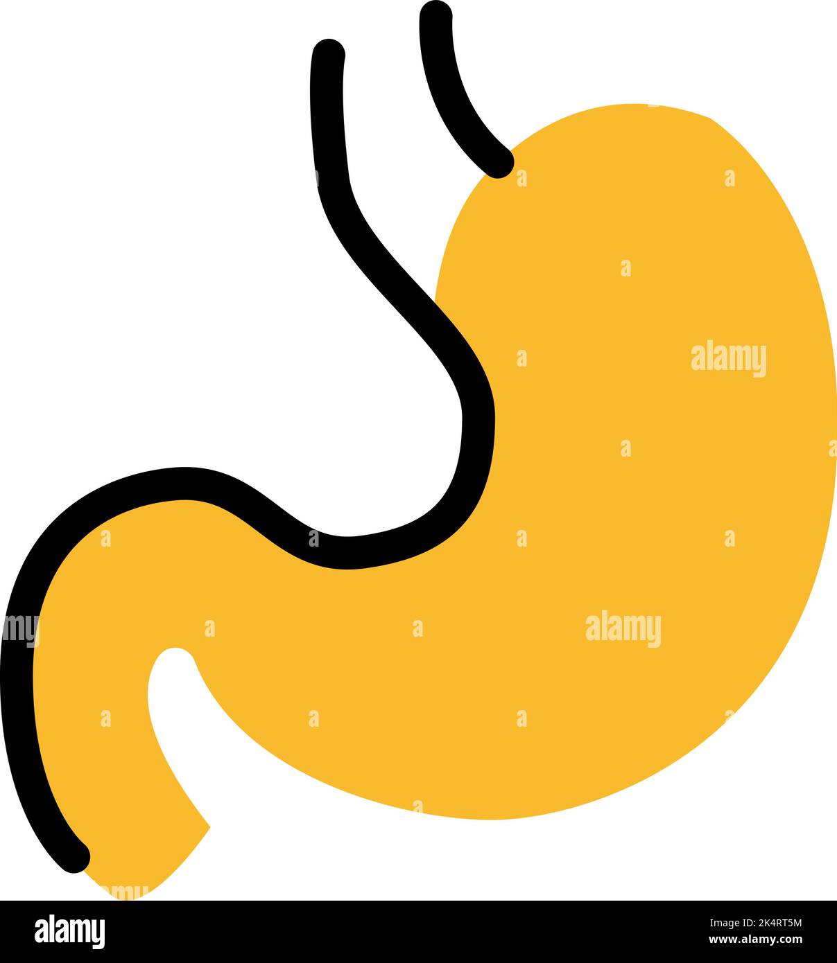 Healthy digestive system icon Cut Out Stock Images & Pictures - Alamy