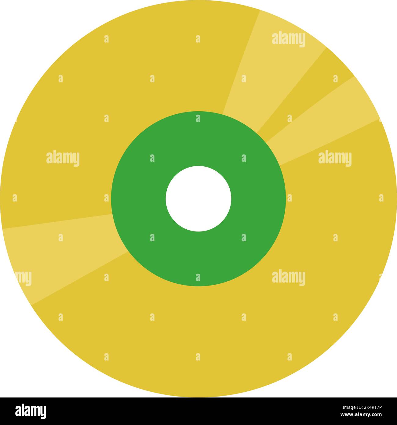 Music cd, illustration, vector on a white background Stock Vector Image ...