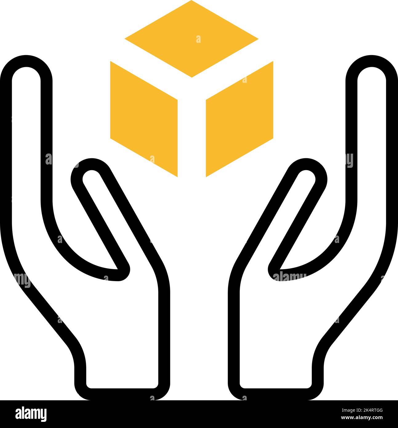 Shipping with care, illustration, vector on a white background Stock ...