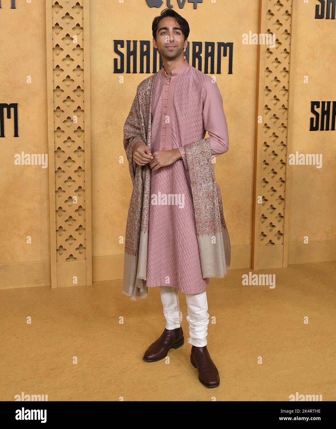 Shubham Saraf arrives at the Apple TV+ Original Series' SHANTARAM Premiere held at the Regency ...