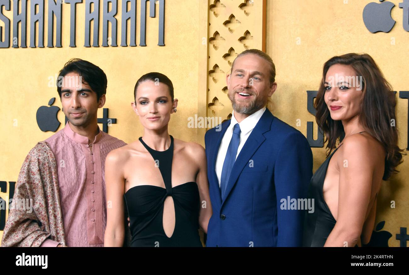 Los Angeles, California, USA 3rd October 2022 (L-R) Actor Shubham Saraf ...