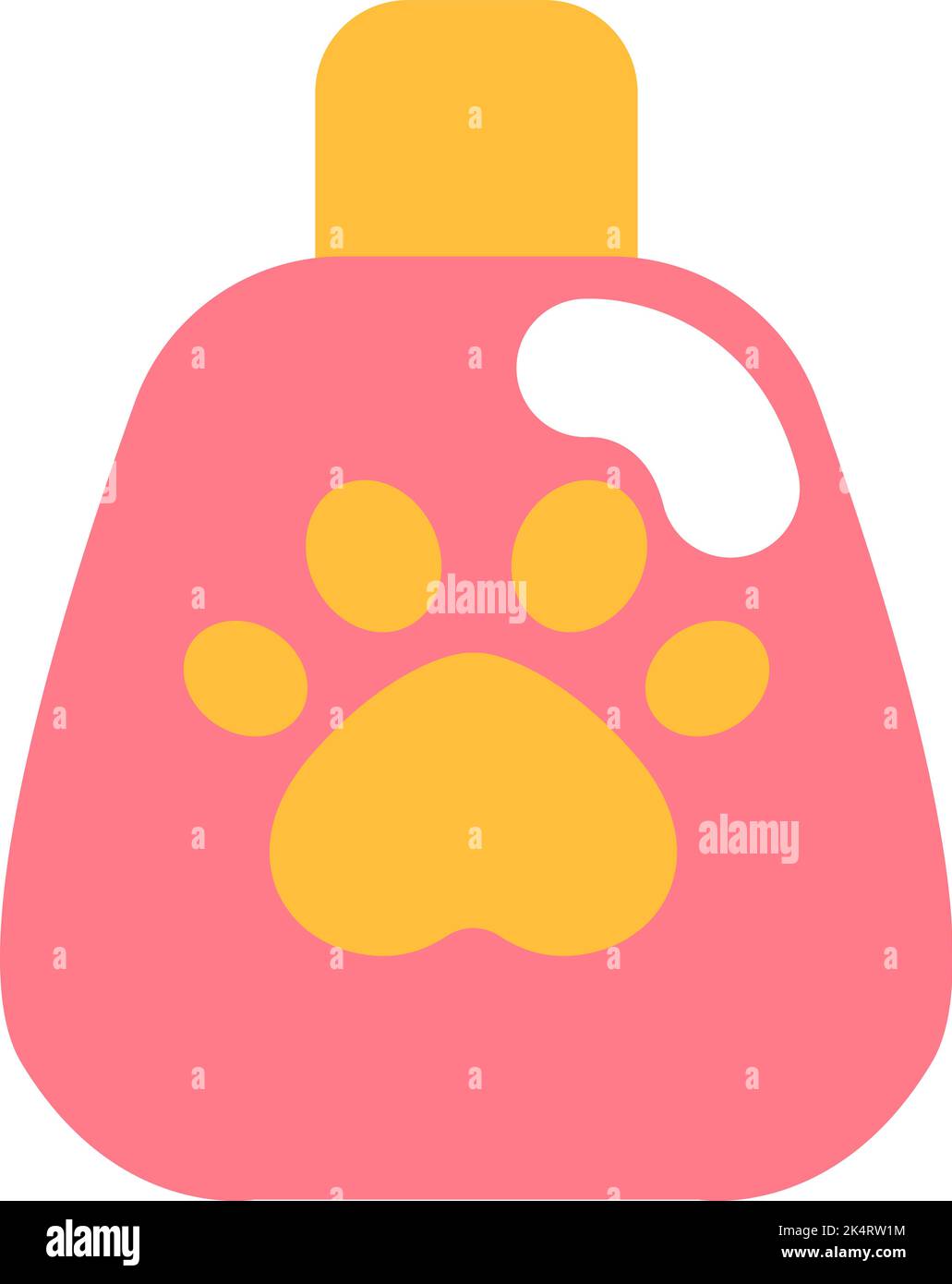 Pet perfume, illustration, vector on a white background Stock Vector ...