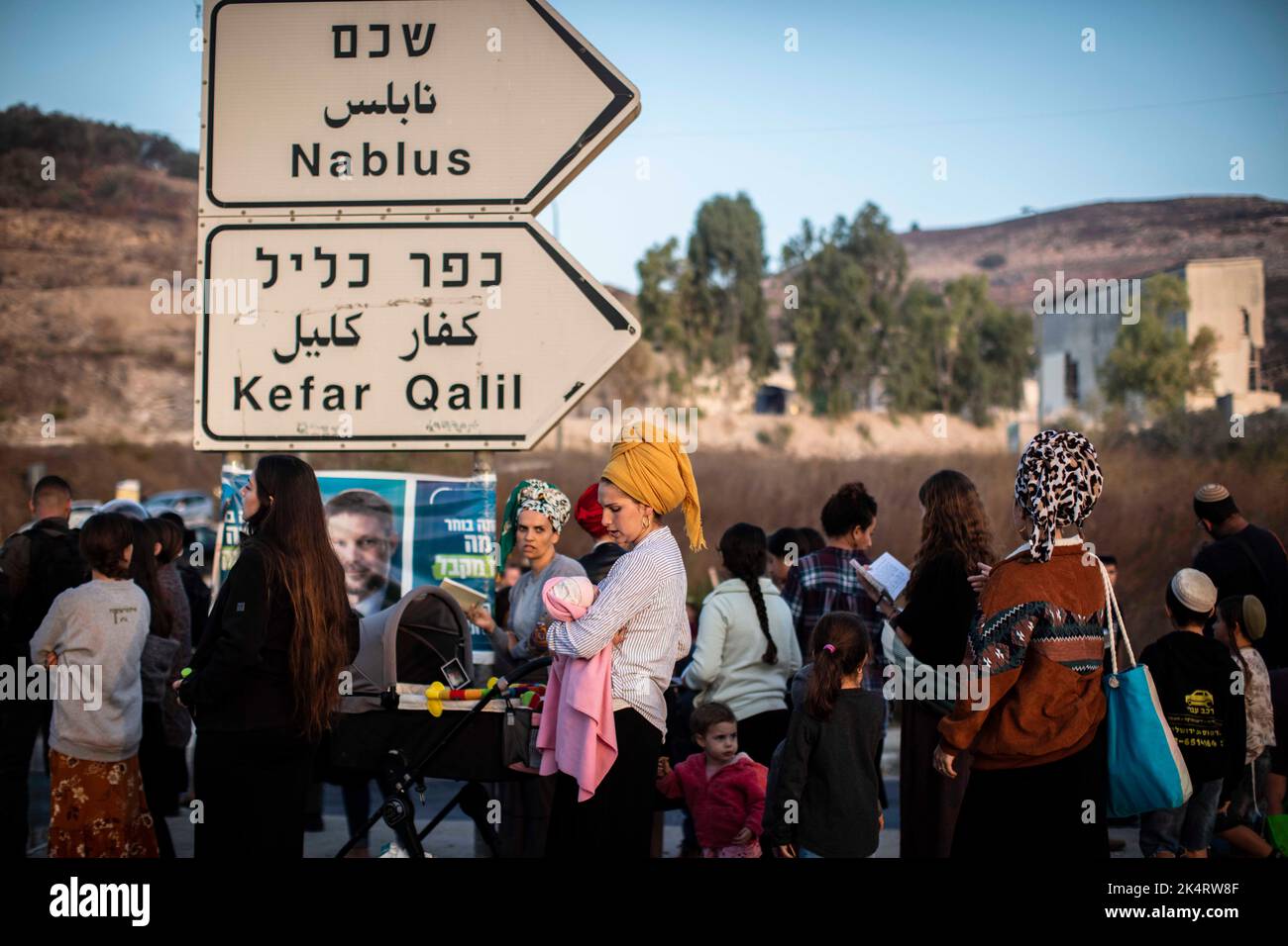 Nablus, Palestinian Territories. 04th Oct, 2022. Israeli right-wing ...