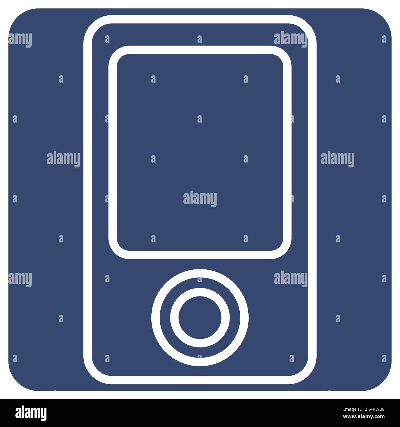 Technology ipod , illustration, vector on a white background Stock ...