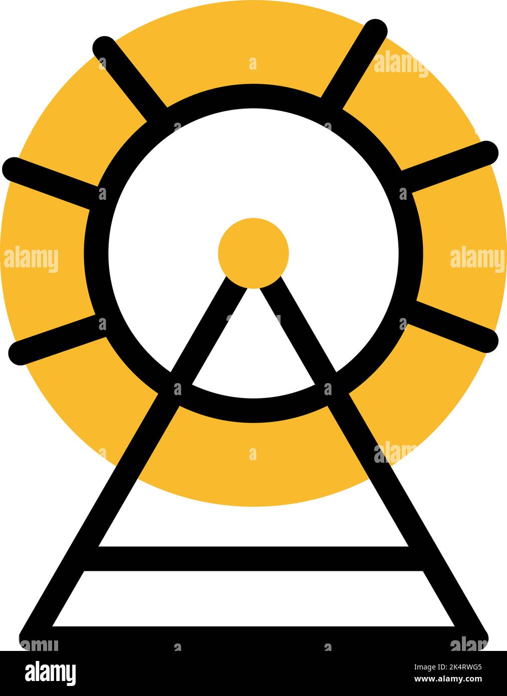 Mouse wheel, illustration, vector on a white background Stock Vector ...