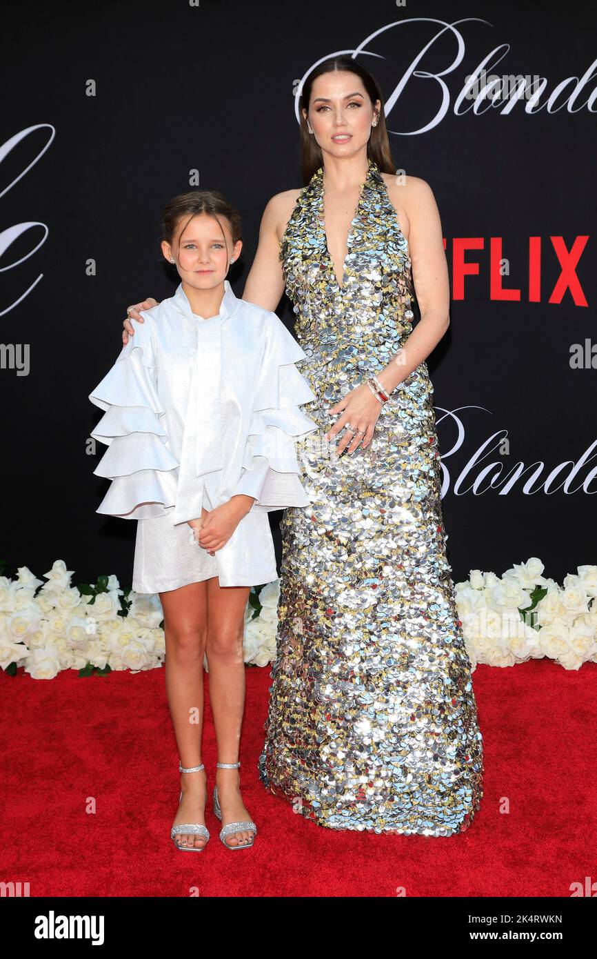 September 13, 2022, Los Angeles, CA, USA: LOS ANGELES - SEP 13: Lily Fisher, Ana De Armas at the ...