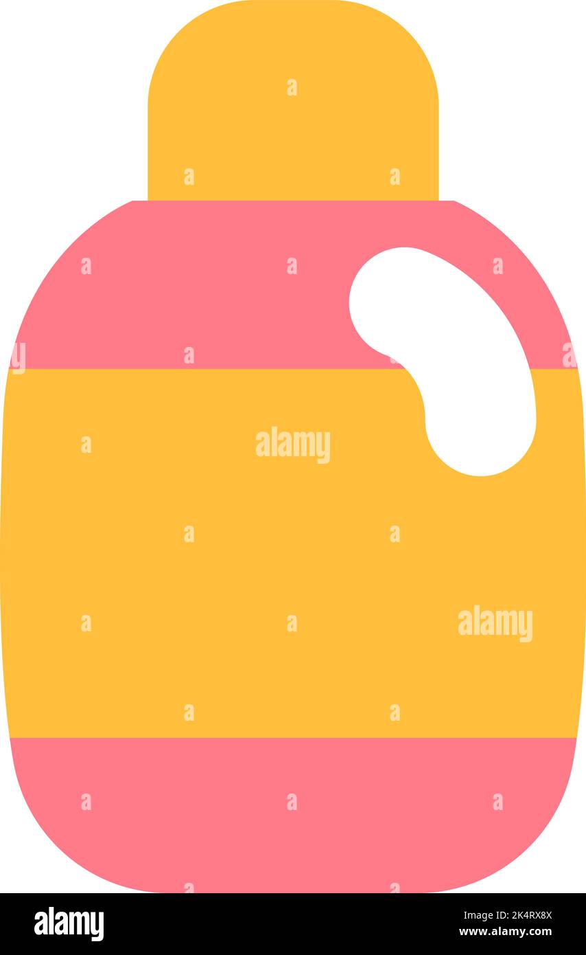 Pet shampoo, illustration, vector on a white background Stock Vector ...