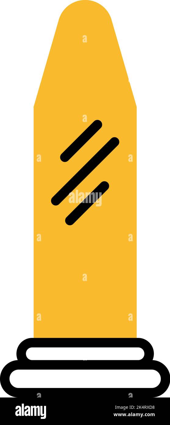 Police bullet , illustration, vector on a white background Stock Vector ...
