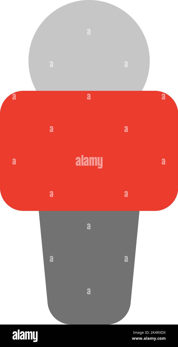 Reporter microphone press mass Stock Vector Images - Alamy